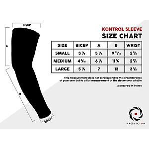 Prosicion Gaming Arm Sleeve - Professional Gaming Arm Sleeve (Spandex Knit, Kontrol, Medium)
