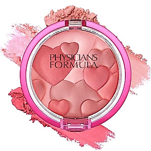 Physicians Formula Happy Booster Heart Blush Glow & Mood Boosting, Rose, Dermatologist Tested