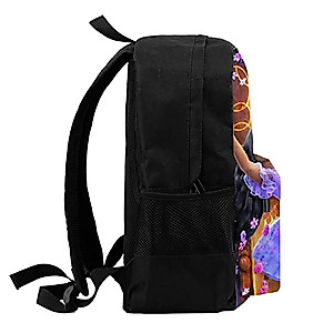 Fashion Backpack Large Capacity Laptop Backpacks Lightweight Travel Bookbag Women Adjustable Shoulder Strap Daypack Black One Size
