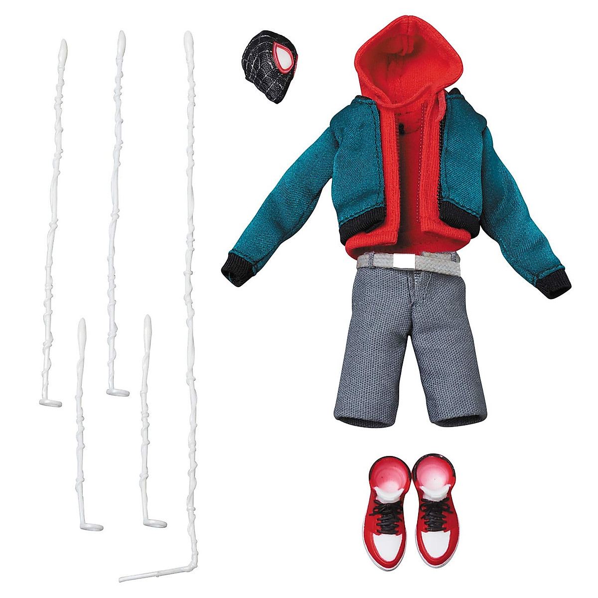 MAFEX Spider-Man (Miles Morales) Painted Action Figure