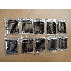 Lot of (100) 3/16" Double End Drill Bits Full Grounded