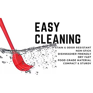 SILCONY 8.4" Silicone Pastry Basting Brushes Heat Resistant BPA Free for BBQ Grill Barbecue & Kitchen Baking Cooking Marinating Spreading Oil Brushes Soft Bristles Long Handle (4, 4Pcs 8.4 Inches)