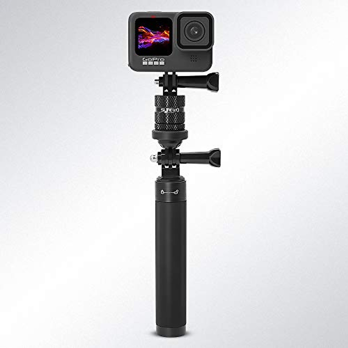 Aluminum 1/4 inch 20 Camera Mount, 360 Degree Rotation Tripod Mount Adapter Compatible with GoPro Hero 10 Black,Hero 9/8/7/6/5 Black,OSMO Action, Xiaoyi 4K and Other Standard 1/4 Accessories