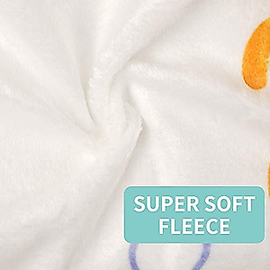 Decoroca Dinosaur Baby Monthly Milestone Blanket - Perfect for Celebrating Your Baby's Growth - Capture Precious Moments Together (50" × 40" with 12 Stickers)