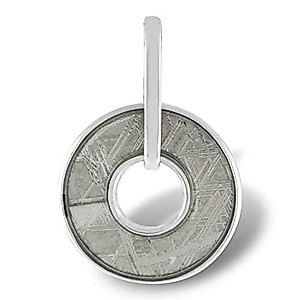 Starborn Creations Sterling Silver Muonionalusta Meteorite Pendant