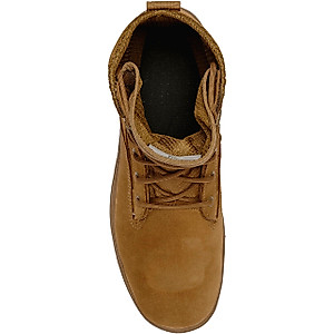 Belleville 510 MEF 8 Inch Ultralight Marine Corps Combat Boots for Men (EGA) - Certified USMC Coyote Brown Leather with High Traction Vibram Outsole, Berry Compliant, Coyote - 9 W