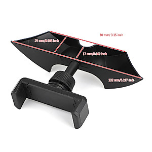 Topteng Dashboard Phone Holder for Car, Dashboard Slot Phone Holder Mount fits for BMW Mini Cooper F54 F55 F56 F57 F60, Please Check The Size and Model Before Ordering