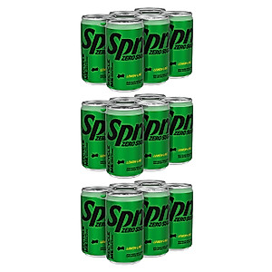 Sprite Zero, 7.5 oz Mini Cans (Pack of 18, Total of 135 Fl Oz)