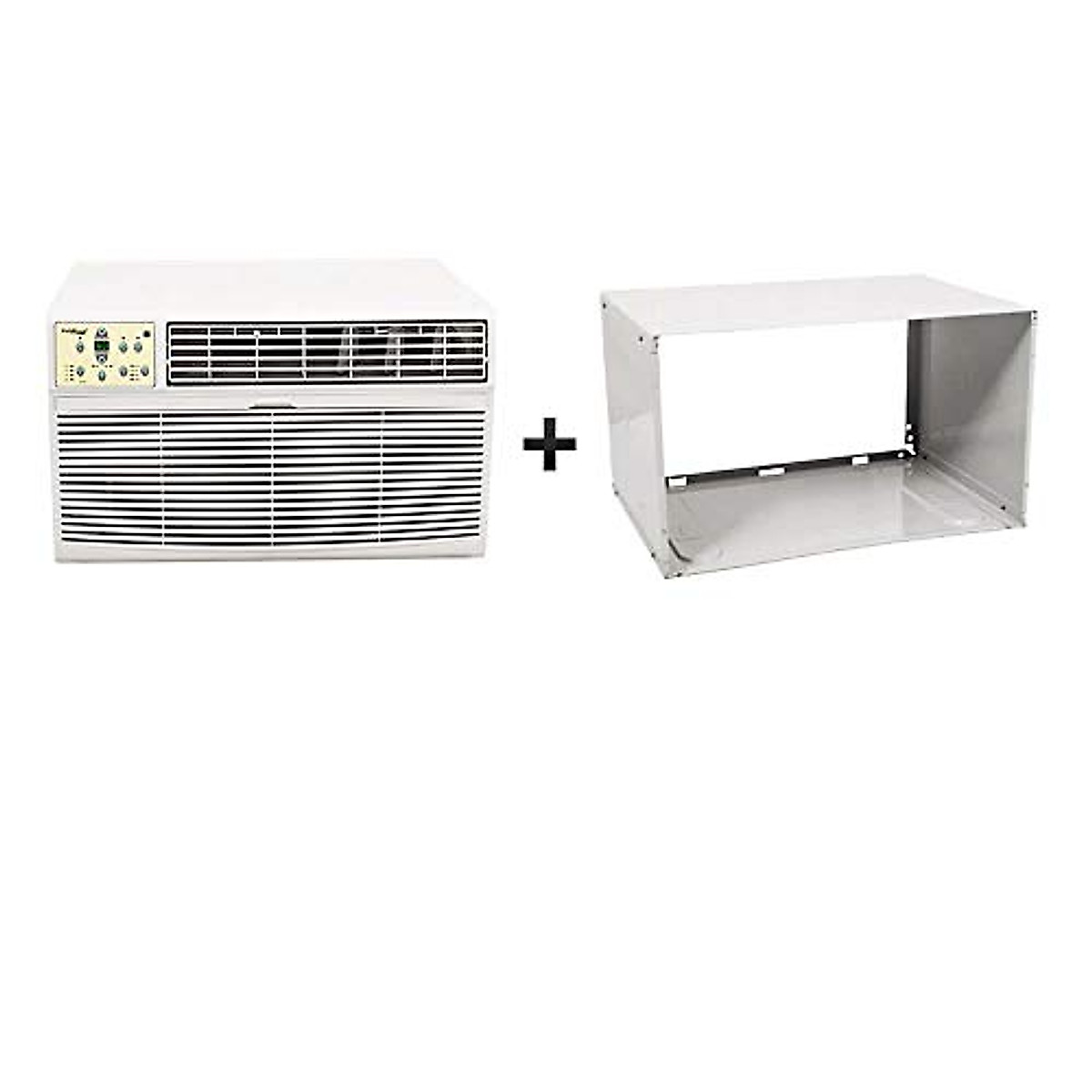 Koldfront WTC12001WSLV 12,000 BTU 208/230V Through the Wall Heat/Cool Air Conditioner with Sleeve