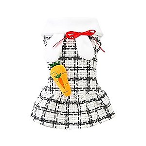 HonpraD Pet Clothes for Medium Dogs Easter Autumn and Winter Cotton Padded Teddy Small Dogs Winter Pockets Bear Cotton Pet Clothing for Medium Dogs Summer