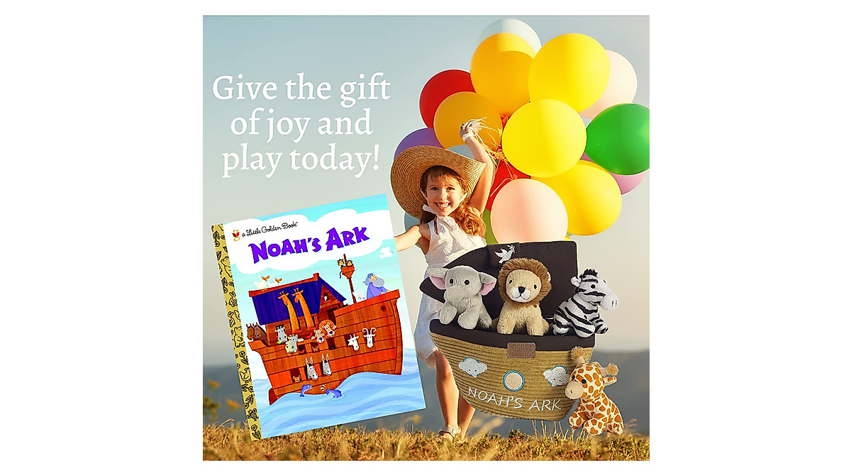 Noah's Ark Plush 6-Piece Gift Set for Babies