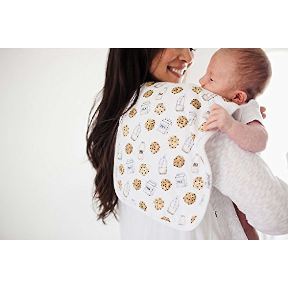 Copper Pearl Baby Burp Cloth Large 21''x10'' Size Premium Absorbent Triple Layer 3-Pack Gift Set “Chip Set