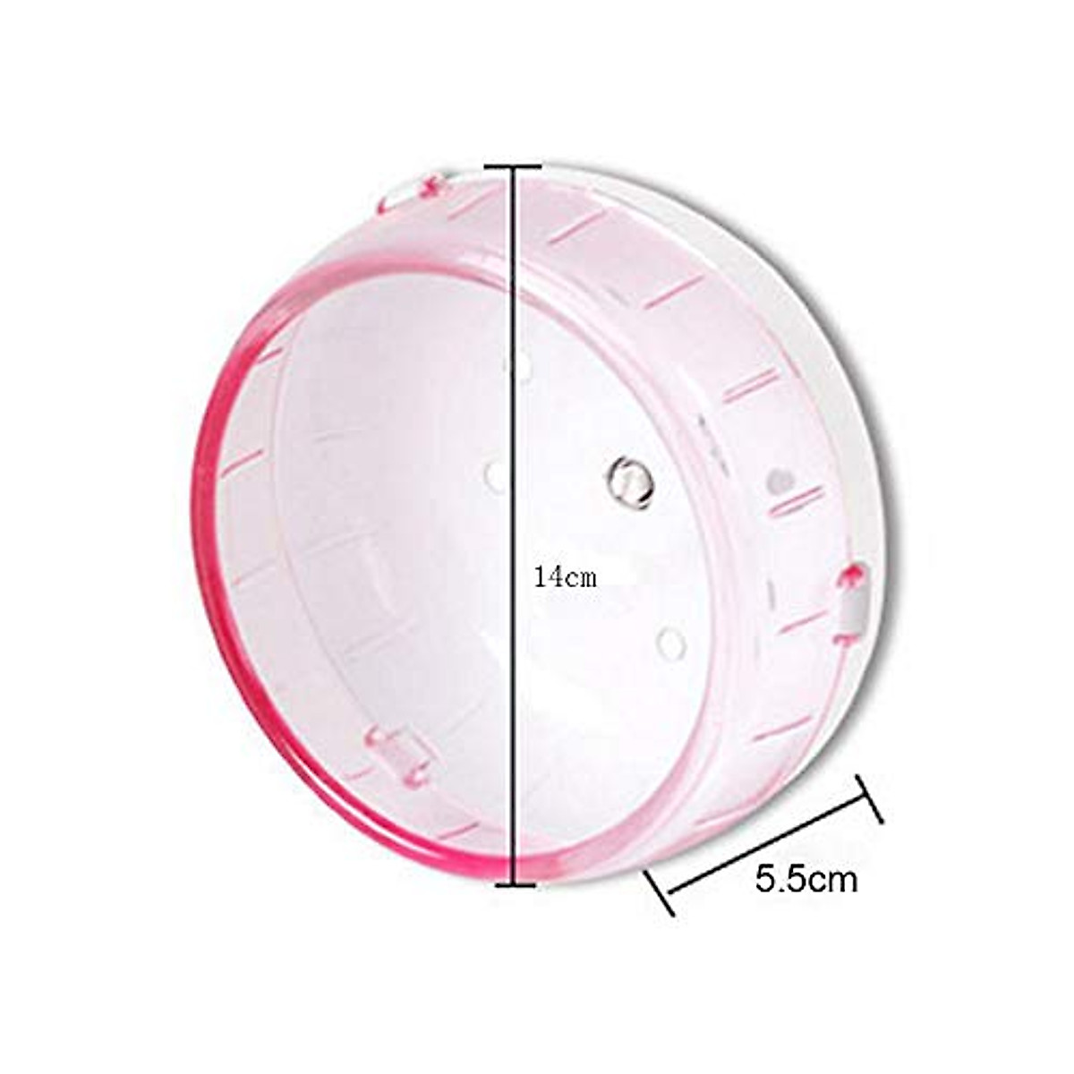 Zhang Ku 5.5inch Silent Hamster Wheel-Pets Running Sports Exercise Wheel Jogging Wheel Hamster Rat Gerbil Silent Spinner (Blue)