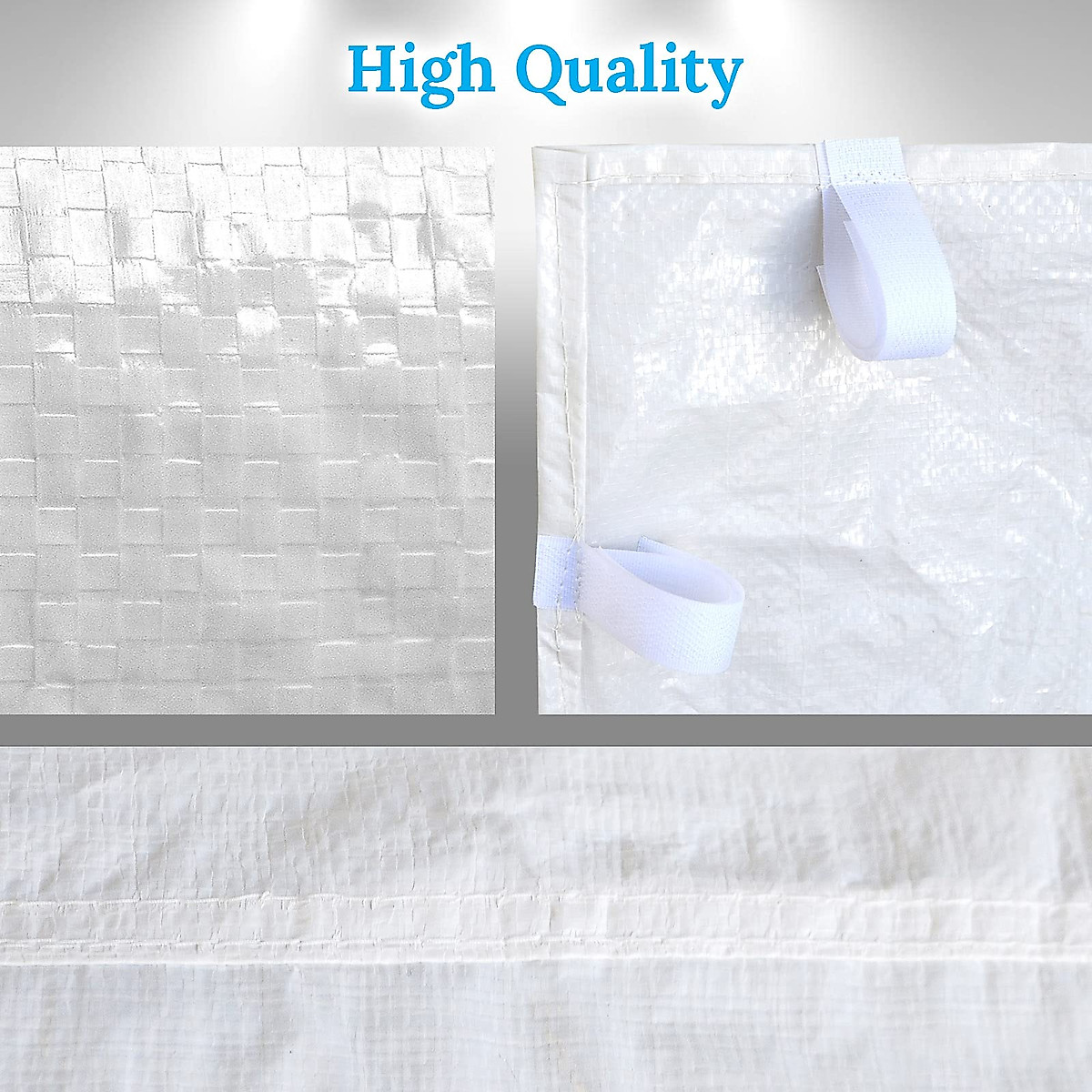 BenefitUSA Carport Side Wall for 10x20 Tent Garage, Replacement Canopy Sidewall White (Side Wall ONLY, Frame NOT Included)