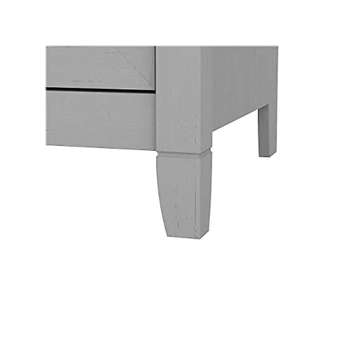 Bush Key West 2 Drawer Lateral File Cabinet, Cape Cod Gray