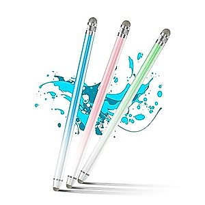 Stylus Pens for Touch Screens(3 Pcs), High Precision Fiber Tips Stylus Pen for iPad Compatible with iPad/iPhone/Android/Tablet and All Universal Touch Screen Devices