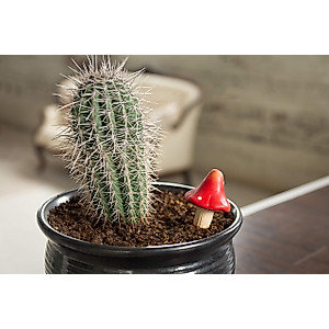 VYV Wellness LLC Self-Watering Terracotta Mushroom Planters - Automatic Plant Waterers for Potted & Hanging Plants - 6 Pack