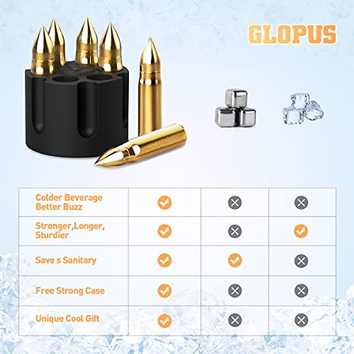 Gifts for Men Dad, Valentines Day Gifts for Boyfriend Husband, Whiskey Stones, Unique Anniversary Birthday Gift Ideas for Grandpa Uncle, Man Cave Stuff Cool Gadgets Retirement Bourbon Presents