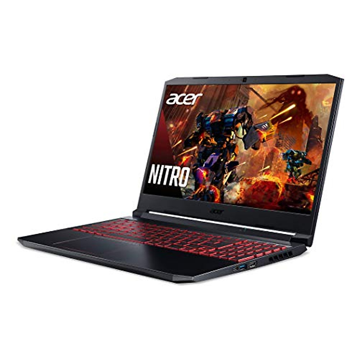 Acer Nitro 5 Gaming Laptop, 10th Gen Intel Core i5-10300H,NVIDIA GeForce GTX 1650 Ti, 15.6" Full HD IPS 144Hz Display, 8GB DDR4,256GB NVMe SSD,WiFi 6, DTS X Ultra,Backlit Keyboard,AN515-55-59KS