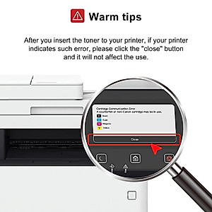 054 Toner Cartridge Set, Compatible for Canon 054H Cartridge CRG 054 to use with ImageClass LBP622Cdw MF644Cdw MF642Cdw MF640C LBP620 Toner Printer, Complete 4-Color