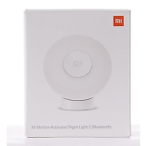 Xiaomi MI Motion Activated Night Light 2 - Bluetooth, 2800K Warm Yellow Light, No Visible Flicker, No Harmful Blue Light, 3× AA Batteries Last Over a Year