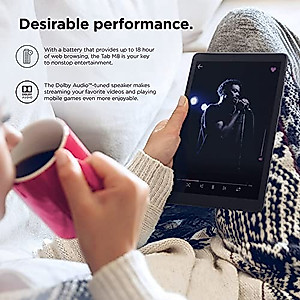 Lenovo Tab M8 Tablet, 8'' HD IPS Display, Android 11, Quad-Core Processor, 3GB Ram, 32GB Storage, Long Battery Life, SD Card Slot, Grey + Accessories, Gray