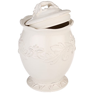 Certified International 3 Piece Firenze Ivory Canister Set, 74 oz/106 oz/144 oz