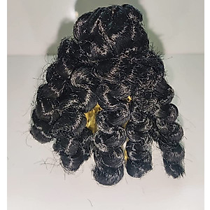 laddu Gopal Designer Culry Hairs/Radha Rani Hairs/Radha Rani Designer Hairs/Heavy Hairs / Size 3NO / RK_882