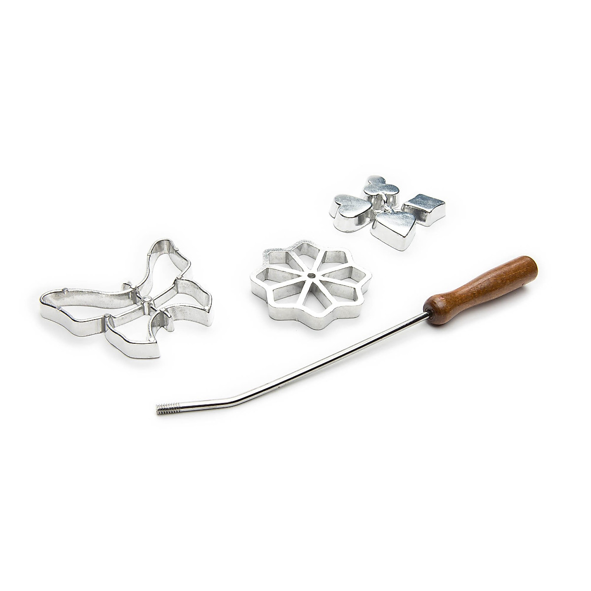 Fox Run Rosette Set, Cast-Aluminum, 4-Piece