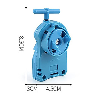 STJOYOPY Metal Fusion 4D Series Battle Top Game Laucher Set 3 Launchers 1 Grip Gift for Kids (Not with Gyro)