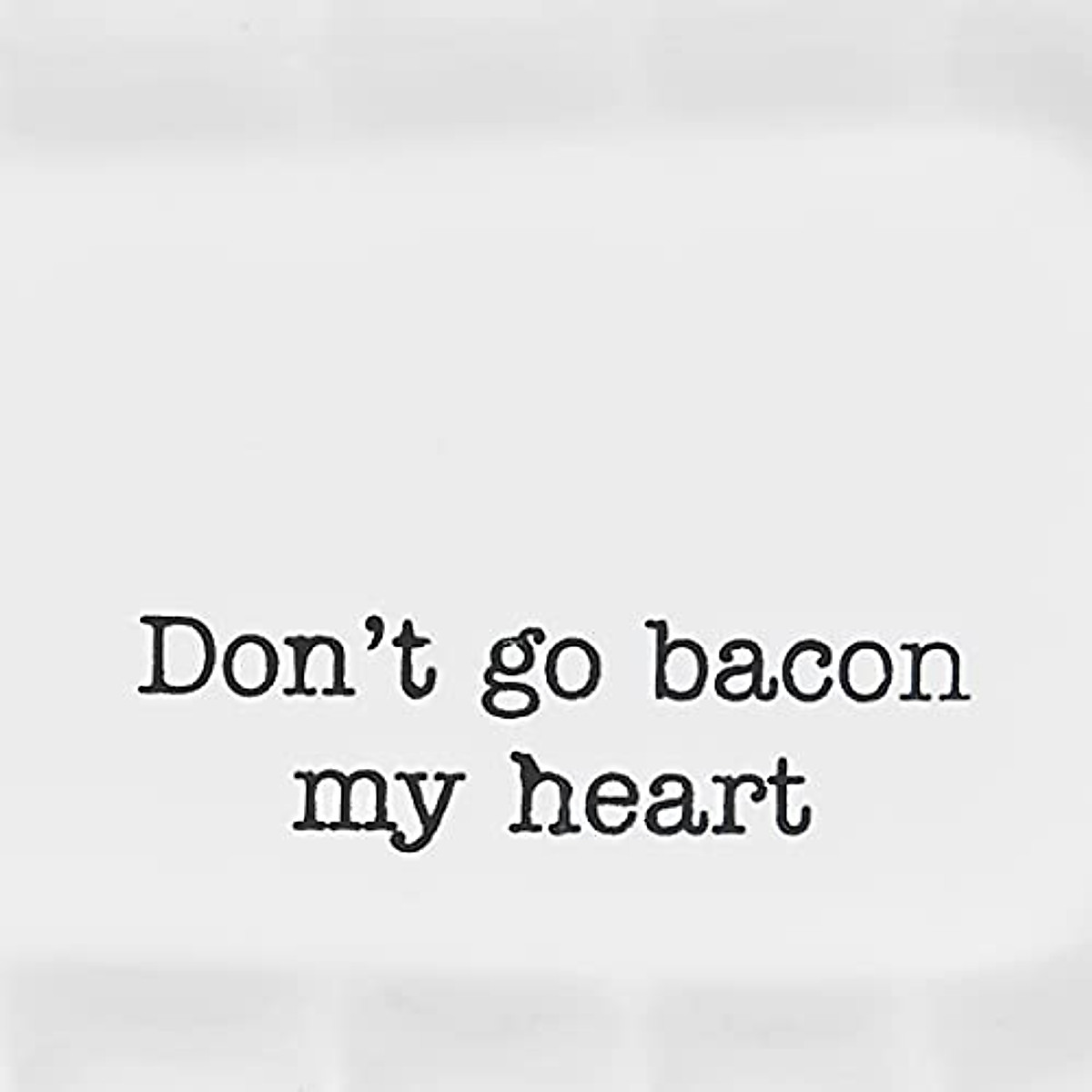 Mud Pie Bacon Serving Tray Set, White, 12" X 4.5"