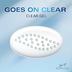 Secret Clinical Strength Antiperspirant Deodorant for Women, 3X Stress Protection, 72hr Sweat & Odor Protection, PH Balancing Minerals, Clear Gel, Clean Lavender Scent, 2.6 oz