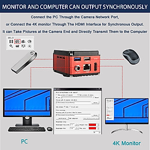 KOPPACE 190X-1900X Trinocular Metallographic Microscope Light and Dark Field,Polarized DIC Observation 6 inch Large Platform 4K HD Measuring Camera