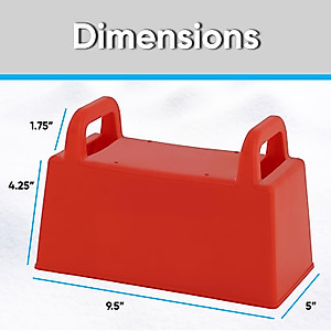 Superio Sand Castle Toys for Beach Snow Brick Maker Snow Sand Beach Toys for Kids and Adults Igloo Snow Block Form for Building Snow Forts or Sandbox Play Sand Toys Beach Essentials