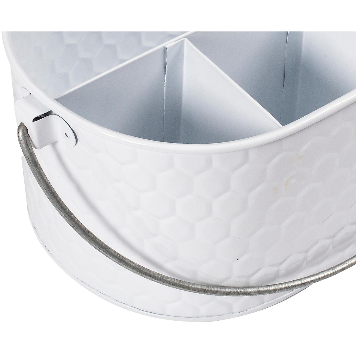 CLEENTABLE utensil caddy for parties, utensil caddy for countertop, kitchen utensil caddy, plate and utensil caddy - picnic utensil caddy, kitchen utensil caddy for countertop - 10 Inches (Grey)