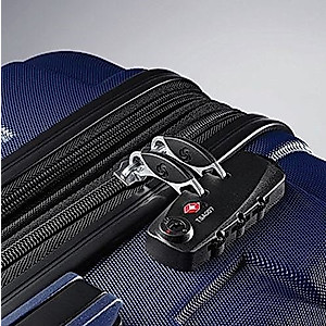 Samsonite Ziplite 3.0, 20in Carry-on, Hardside Spinner Luggage telescoping_handle(Deep Purple)