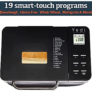 Yedi Total Package 19-in-1 Bread Maker, with Deluxe Accessory Kit