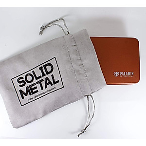 Bronze Metal Dice - Full Polyhedral Set in Presentation Tin