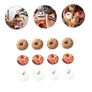 Garneck 24 Pcs Thanksgiving Pumpkin Halloween Pumpkin Decorations Harvest Festival Decorations Fall Decorations Foam Pumpkins Thanksgiving Ornament Festival Pumpkin Artificial Model Reward