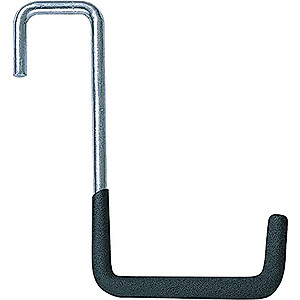 Evenu Rafter Hanger Hook, Large Heavy Duty Holder for Hanging Over Wall or Ceiling Rack, No Screw, Adhesive, Suction or Drilling Needed, Grey, 4 Pack