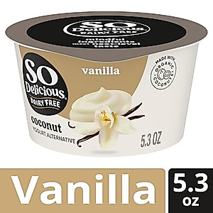 So Delicious Dairy Free Coconut Milk Yogurt Alternative, Vanilla, Vegan, Non-GMO Project Verified, 5.3 oz.