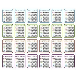 Seasonstorm Daily Water Tracker Aesthetic Diary Travel Journal Paper Stickers Scrapbooking Stationery School Office Art Supplies