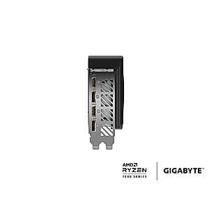 GIGABYTE Radeon RX 7700 XT Gaming OC 12G Graphics Card, 3X WINDFORCE Fans 12GB 192-bit GDDR6, GV-R77XTGAMING OC-12GD Video Card