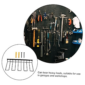 QUMIIRITY Electric Drill Storage Rack Power Drill Cordless Tools Storage Shelves Storage Racks Cordless Drills Garage Tool Rack Multifunctional Storage Rack Power Tool Rack Black Iron