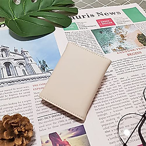 Loxepur Cartoon Fruit Tri-Fold Pu Wallet Multi-Card Slot Small Purse for Gift (Beige)