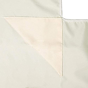 72 " x 53 " Swing Canopy Replacement Waterproof Top Cover for Outdoor Garden Patio Swing Porch Yard ( 72 " x 53 " Inch , Beige )