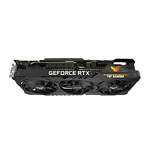 ASUS TUF Gaming NVIDIA GeForce RTX 3090 OC Edition Graphics Card- PCIe 4.0, 24GB GDDR6X, HDMI 2.1, DisplayPort 1.4a, Dual Ball Fan Bearings (Renewed)
