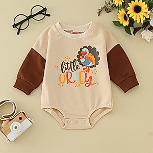 Newborn Baby Halloween Onesie Pumpkin Outfit Oversized Waffle Knit Sweater Bodysuit Pullover Baby Ghost Sweatshirt Romper