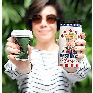 Best Gift For Mother - Gifts For Mom - Mothers Day Gift From Daughter Son - Christmas Gift For Mom - Moms Ideas Birthday Tumbler Best Mom Ever Can Cooler Mug Cup Gifts 12Oz