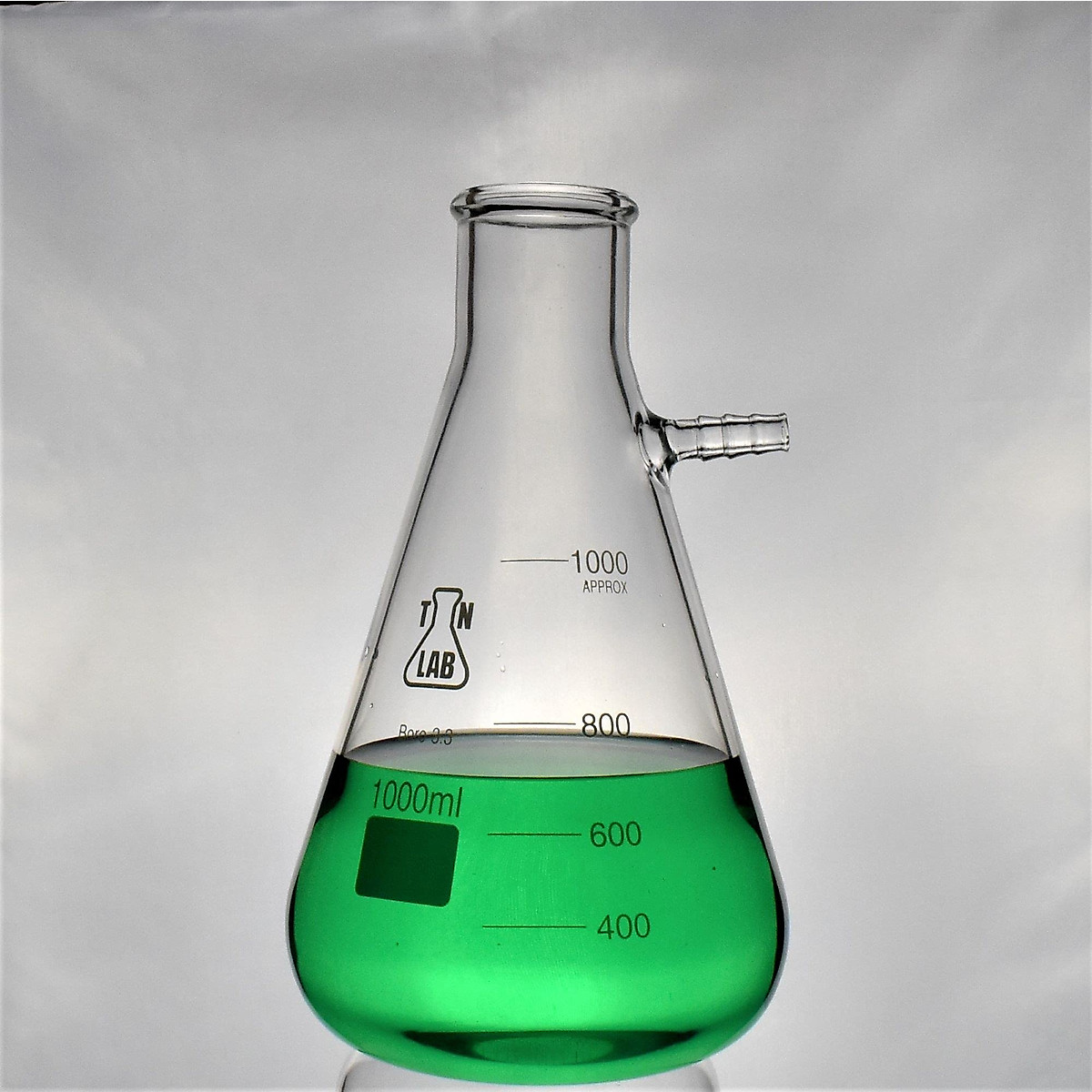 Filter Flask Borosilicate Glass Vacuum Filtering Flask 1,000ml 1L